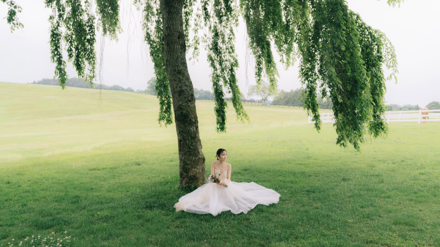 大草原とウェディングフォト。関東で“非日常”な前撮りが叶う場所 ｜mugi wedding（ムギウェディング）｜関東