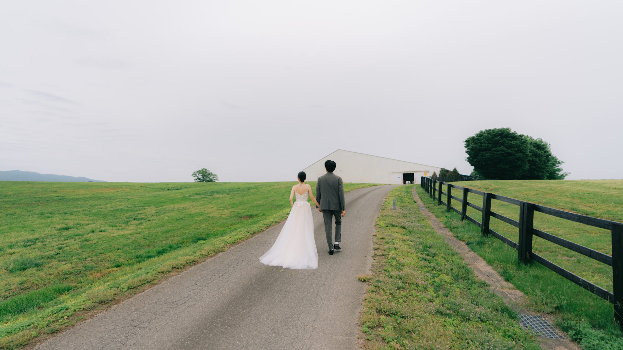 大草原とウェディングフォト。関東で“非日常”な前撮りが叶う場所 ｜mugi wedding（ムギウェディング）｜関東